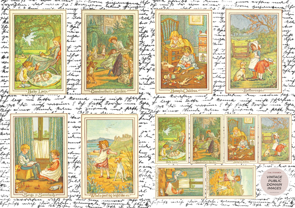 Printable Vintage Public Domain Images- | Mazourka-Iris