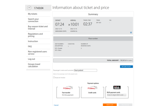 ＜2022年版＞EIP/EIC/ICインターシティのオンライン予約の仕方 | Mazourka-Iris